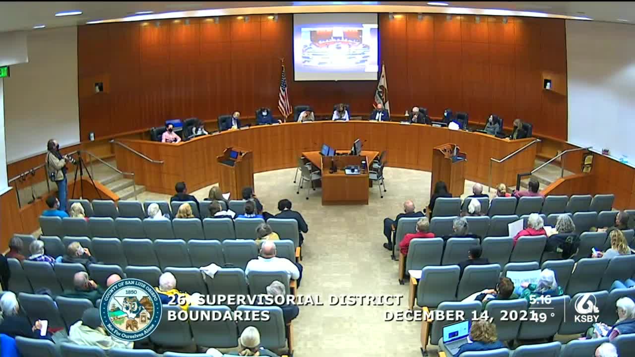 SLO County supervisors approve new district map, nonprofit to sue