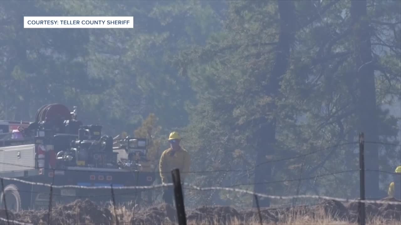 Crews dealt windy day at human-caused Highland Lakes Fire in Teller County