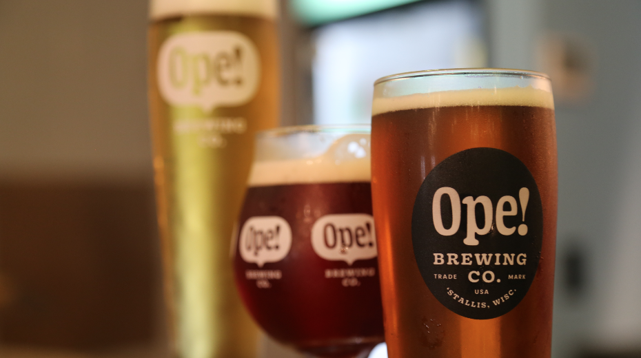 Ope, there's a new brewery in West Allis called Ope! Brewing Co.