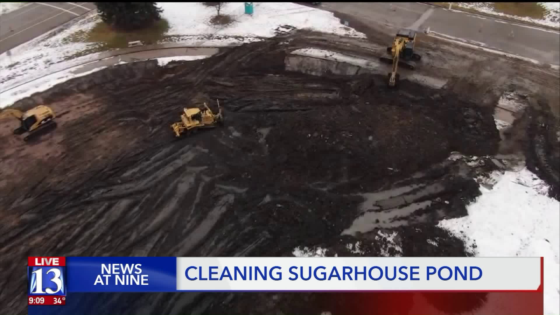Sludge dredging starts in Sugar House Park to cut down on pond problems