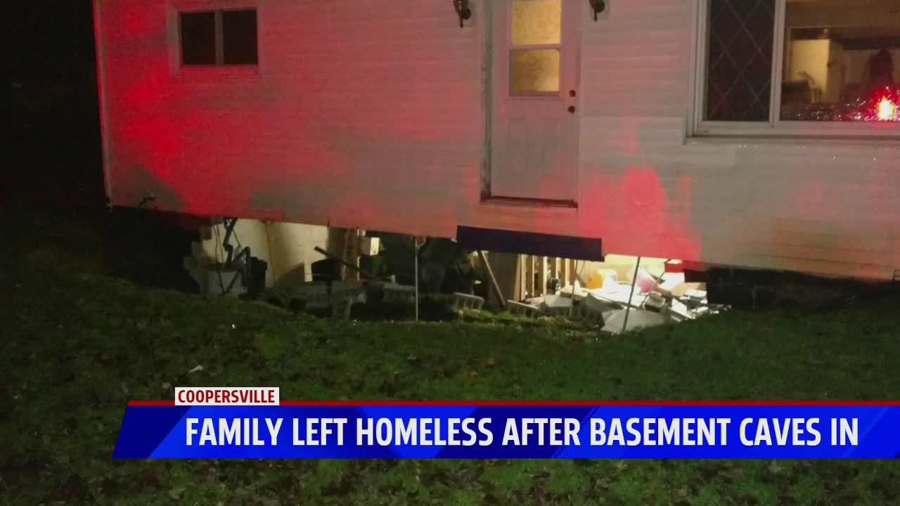 Single mom, 3 kids left homeless after basement collapses