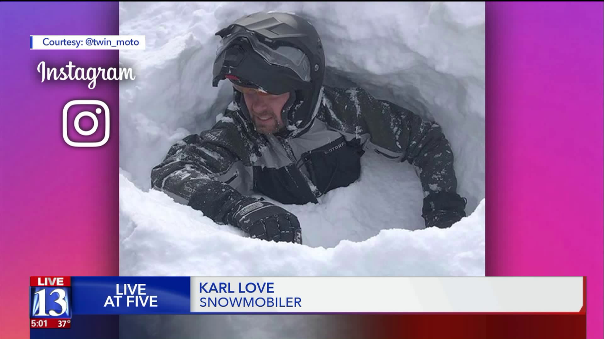 Snowmobiler trapped in avalanche survives ‘close call’ near Kamas