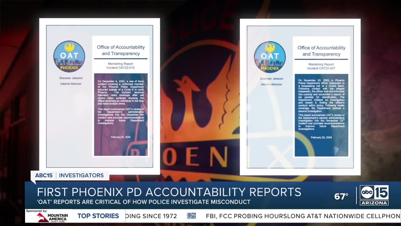 Phoenix releases two 'police monitoring reports' from office of ...
