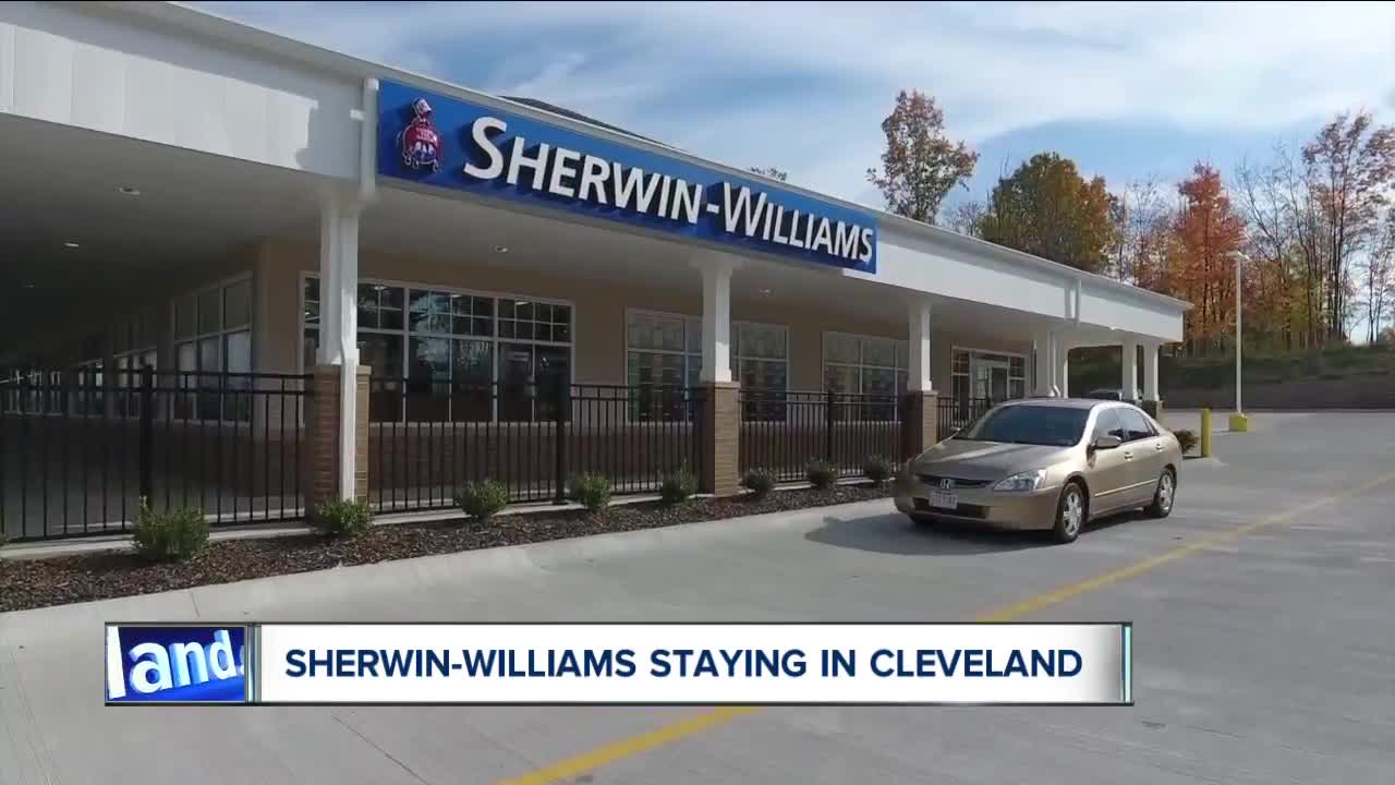 Sherwin-Williams announces plans to stay in Cleveland