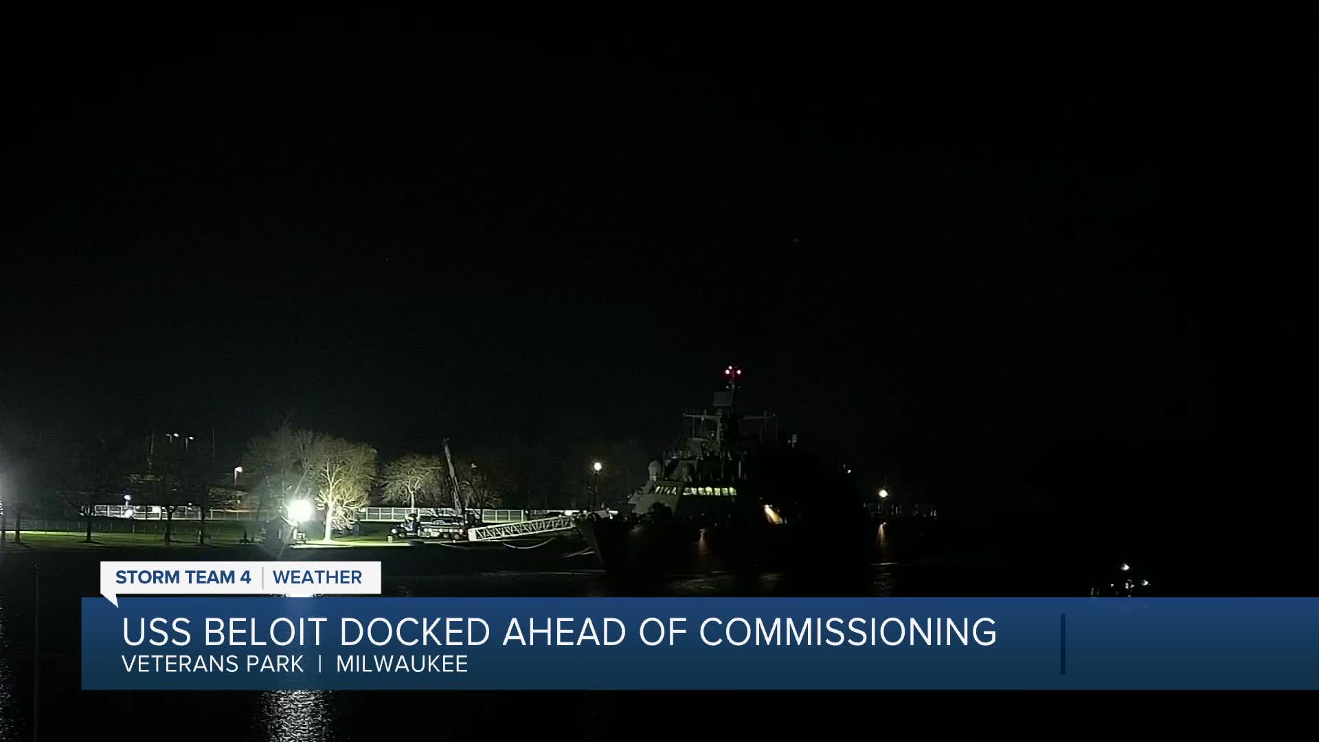 USS Beloit docks at Veterans Park ahead of commissioning ceremony