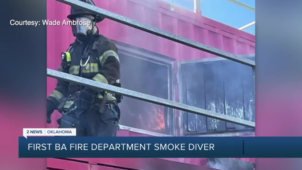 Broken Arrow firefighter becomes department's first Smoke Diver