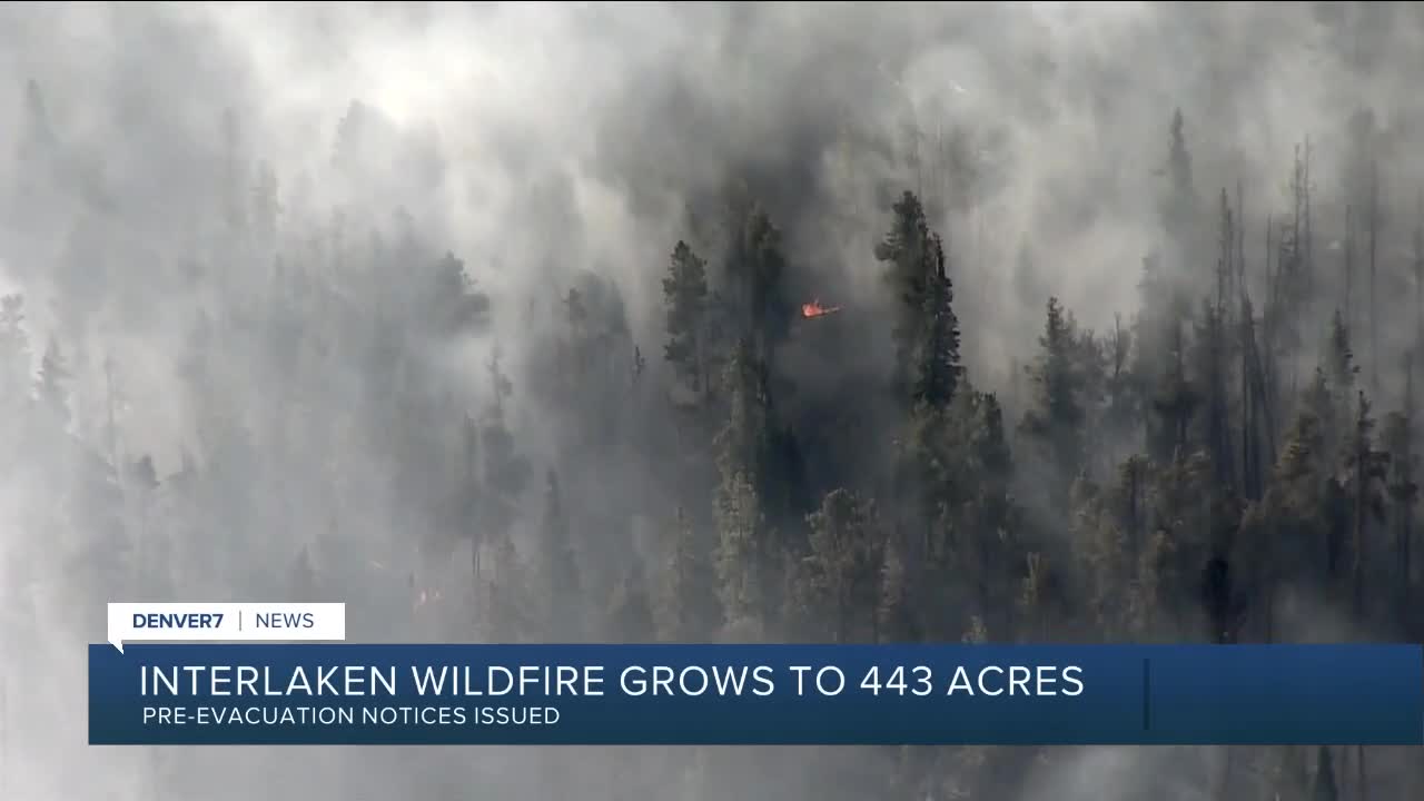 Wildfire burning near Twin Lakes grows to 400 acres with pre-evac ...