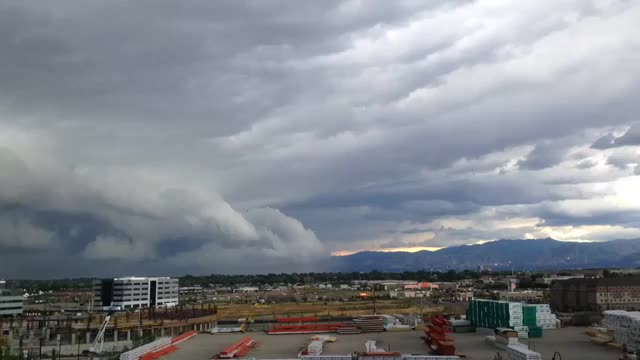 Time lapses show storm clouds rolling in over Utah