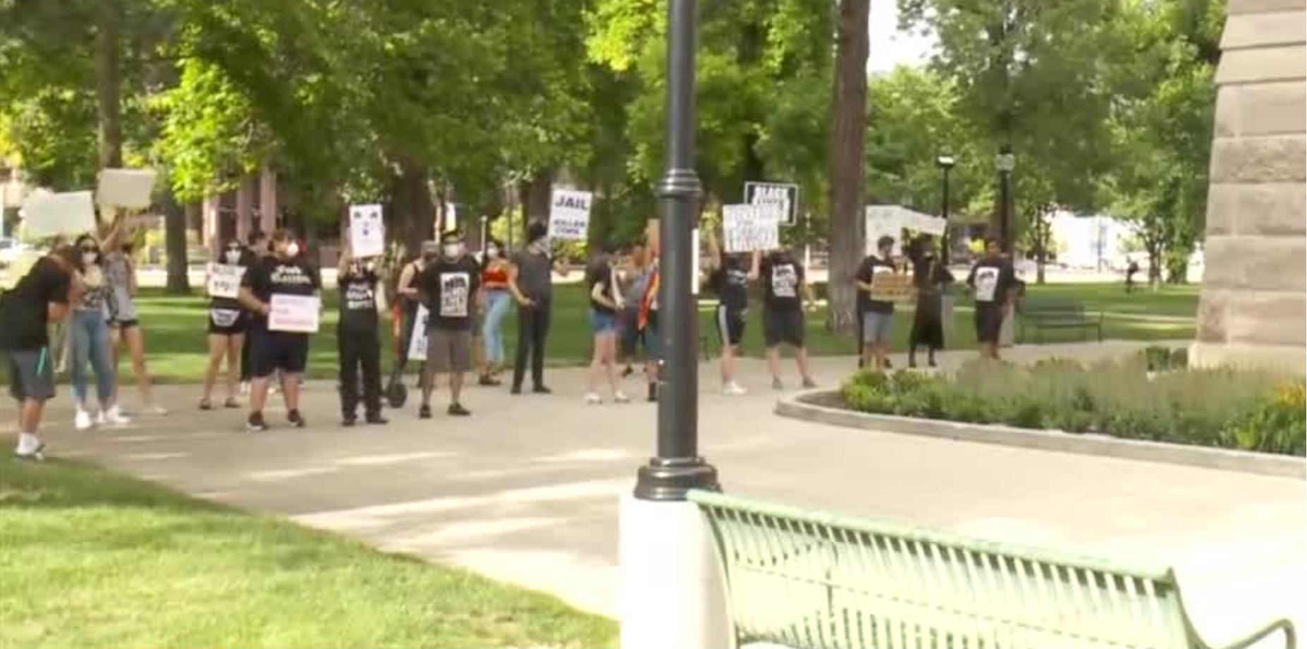 Hundreds gather in downtown SLC to support police, met with counter ...
