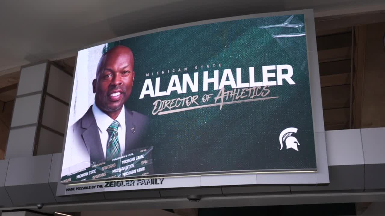 Alan Haller officially became Michigan State AD on Tuesday