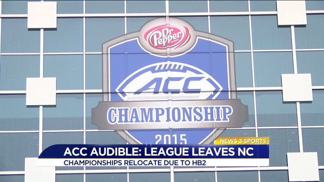 Controversial Bathroom Bill Causes Acc To Move Championships Out Of