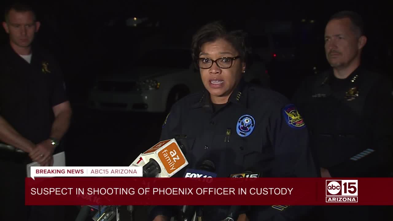 Suspect who allegedly shot Phoenix officer in custody after three-day ...