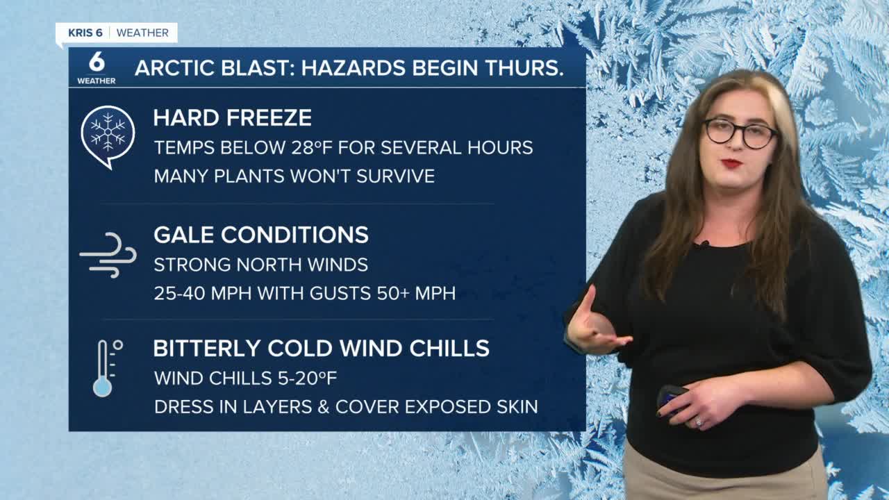 Happy winter solstice! Winter temps are on the way to South Texas