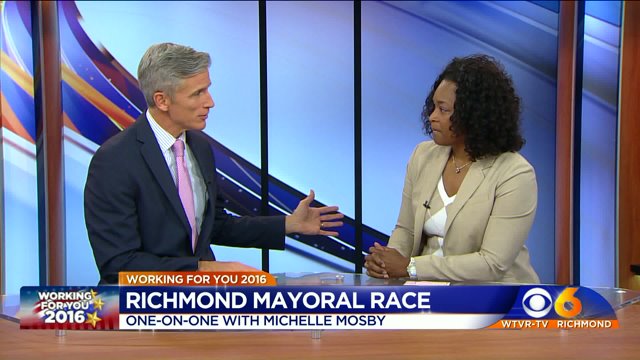 Richmond mayoral candidate Michelle Mosby takes Facebook live questions