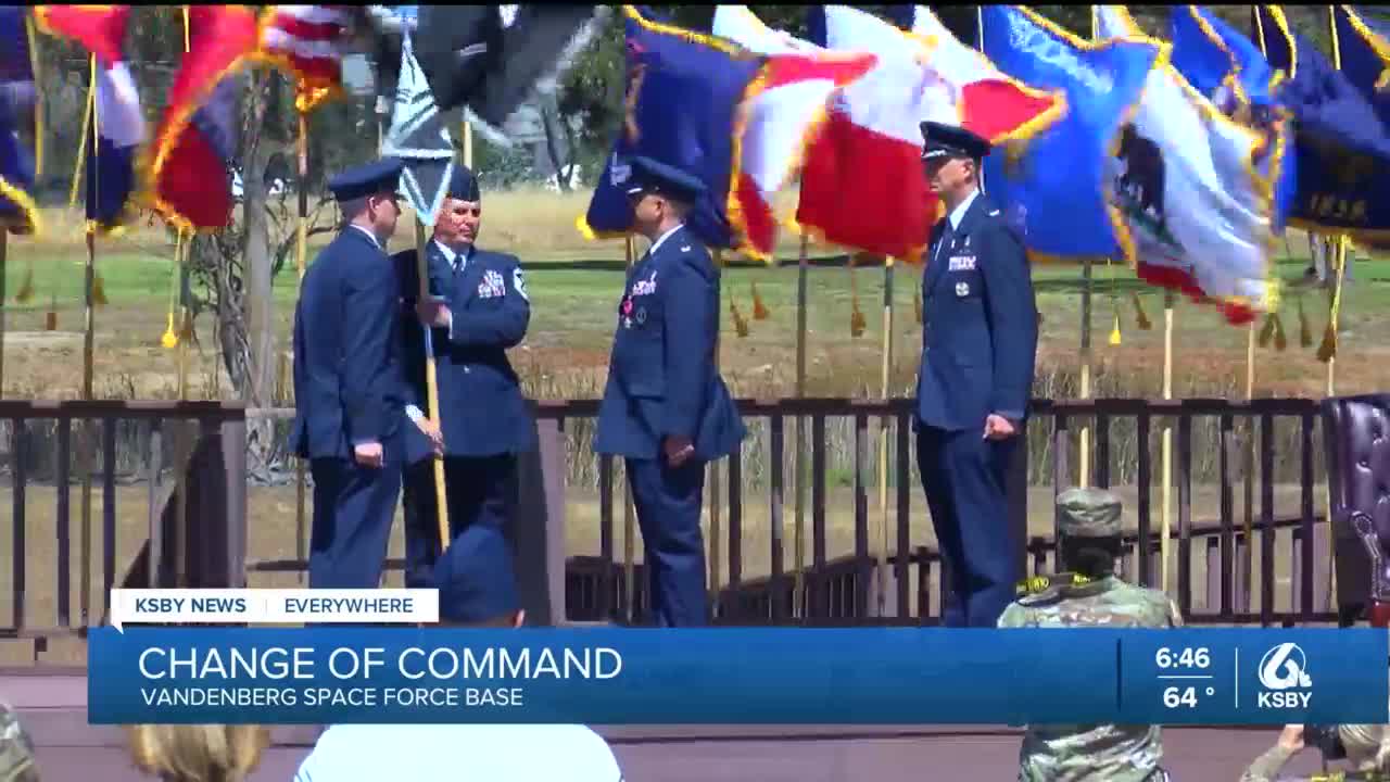 Change of Command ceremony held at Vandenberg Space Force Base