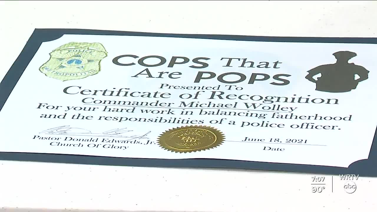 IMPD officers honored at "Cops that are Pops" event