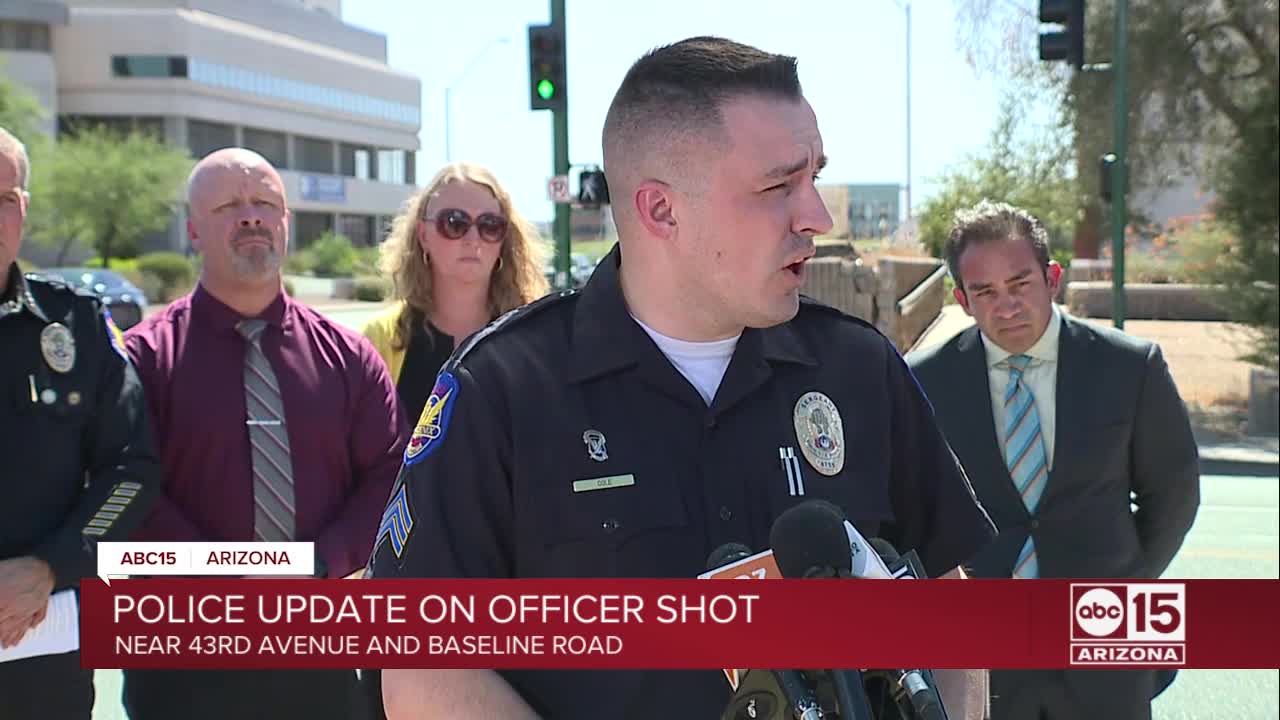 Phoenix detective shot near 43rd Avenue and Baseline Road