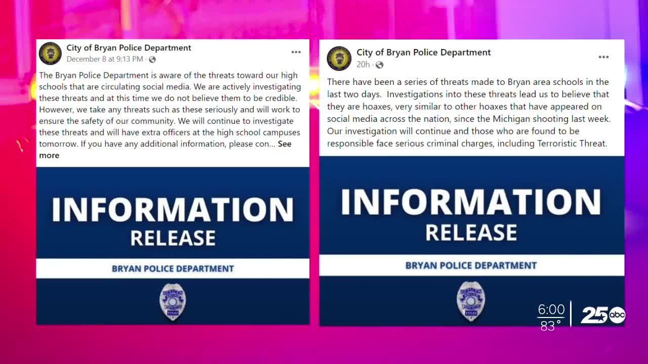 Bryan police share how they are prepared to handle active shooter threats