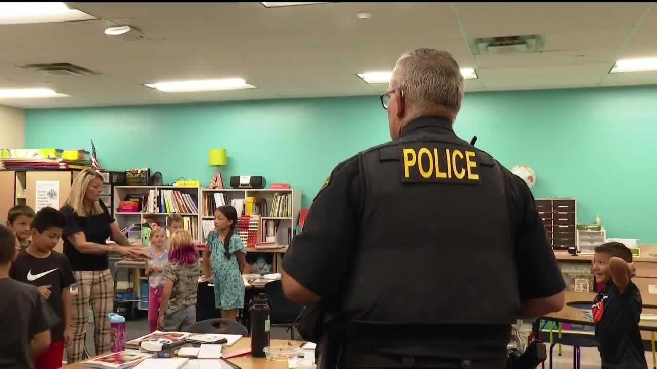 Fountain student burglarized, Resource Officer gives new school supplies