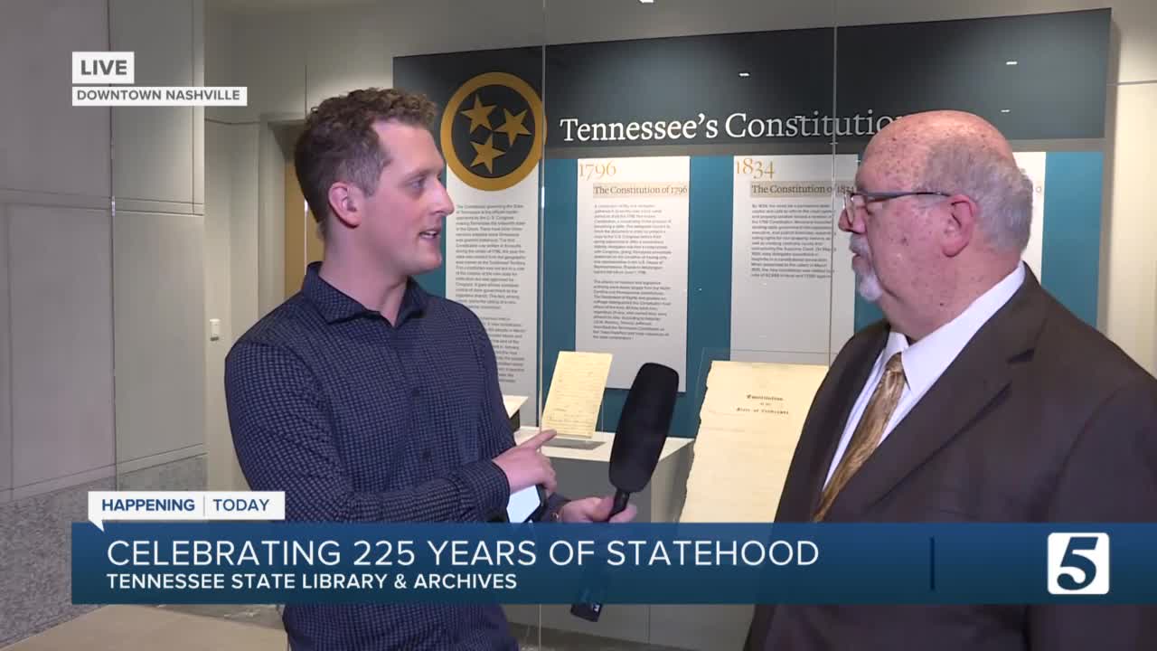Tennessee celebrates 225 years of statehood today