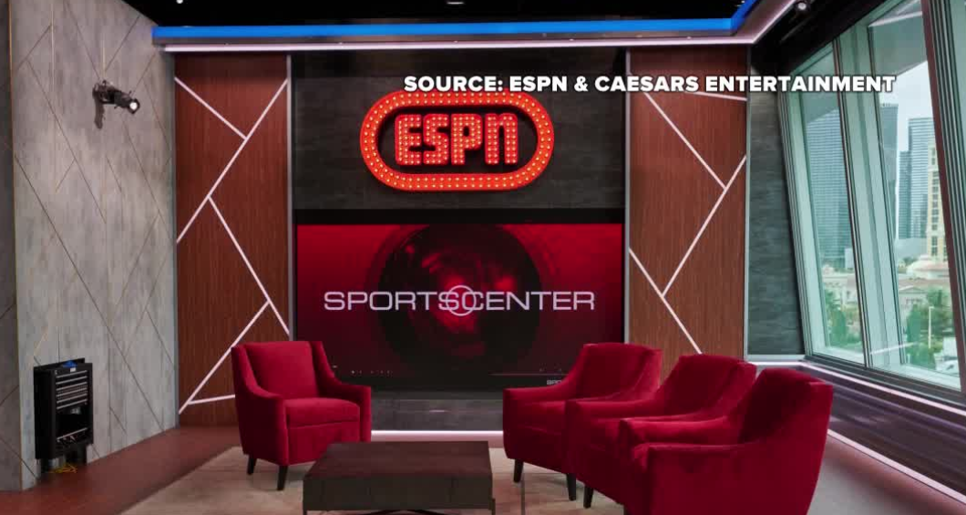 FIRST LOOK: Inside the ESPN studio coming to Las Vegas