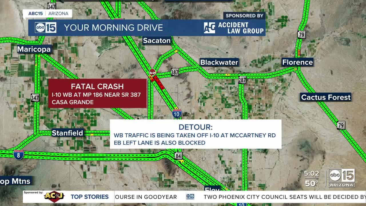 Baby, toddler and man killed in crash on I-10 near Casa Grande