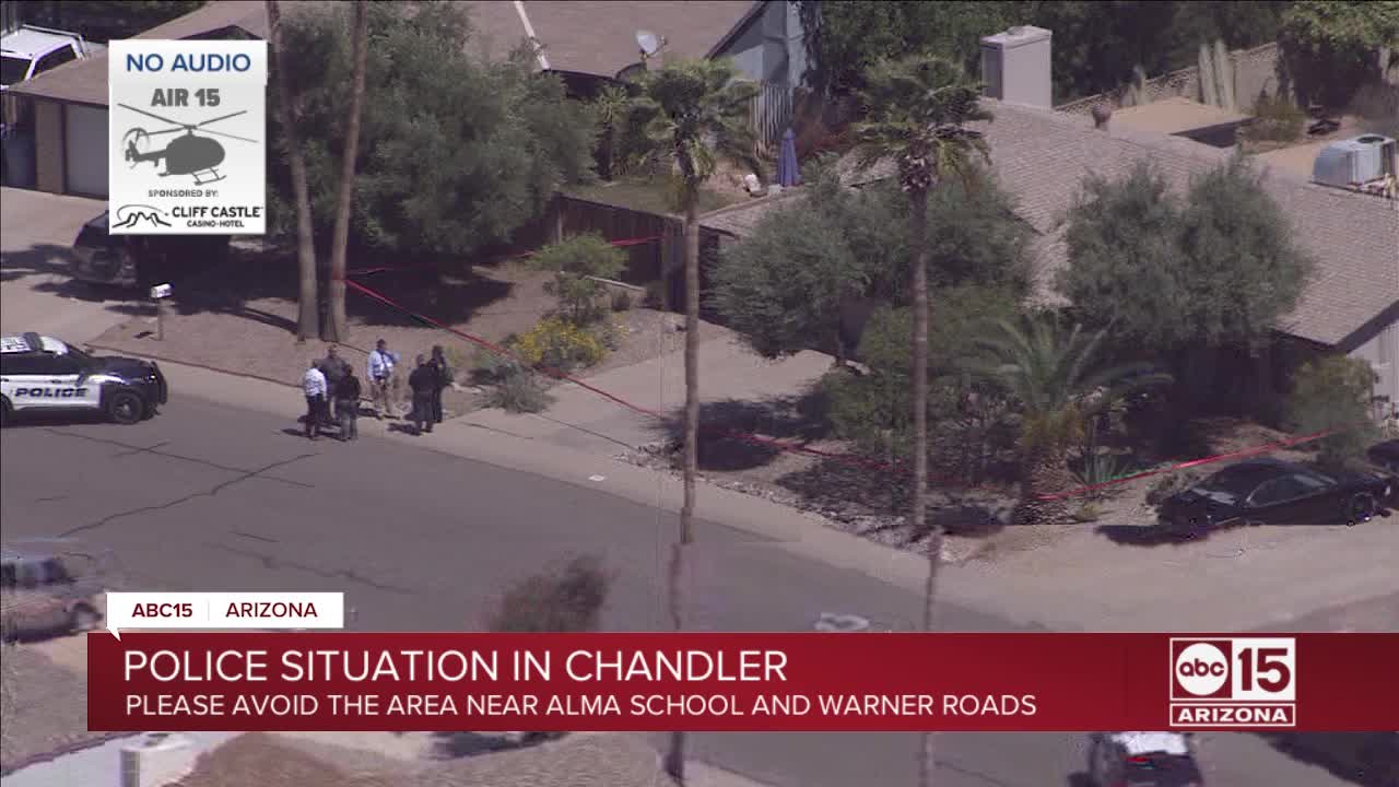 Man dead following police shooting near Alma School and Warner roads