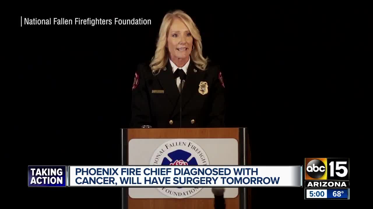 Phoenix fire chief diagnosed with breast cancer