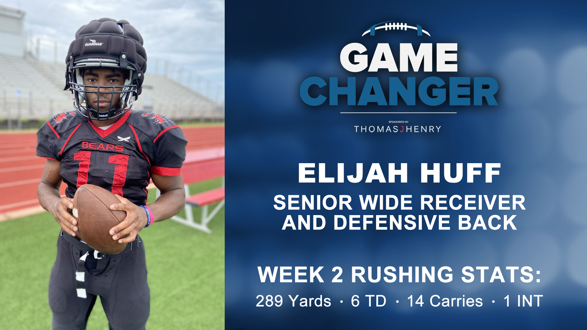 Game Changer Week 2: West Oso's Elijah Huff