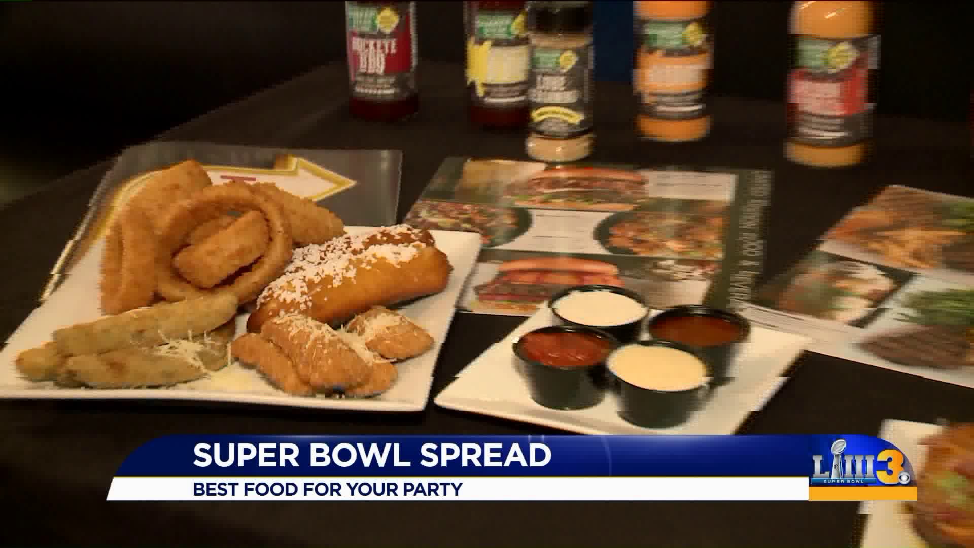 Prep your table for a super bowl party