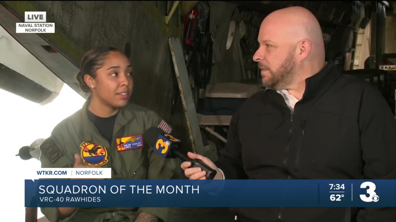 Naval Station Norfolk home to unique squadron supporting carriers at sea