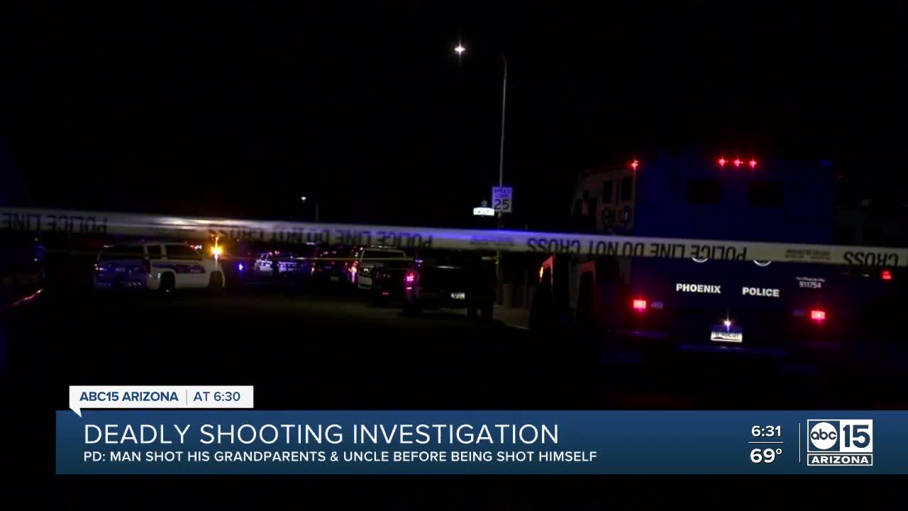 PD: 4 killed, 1 wounded in shooting in Phoenix home