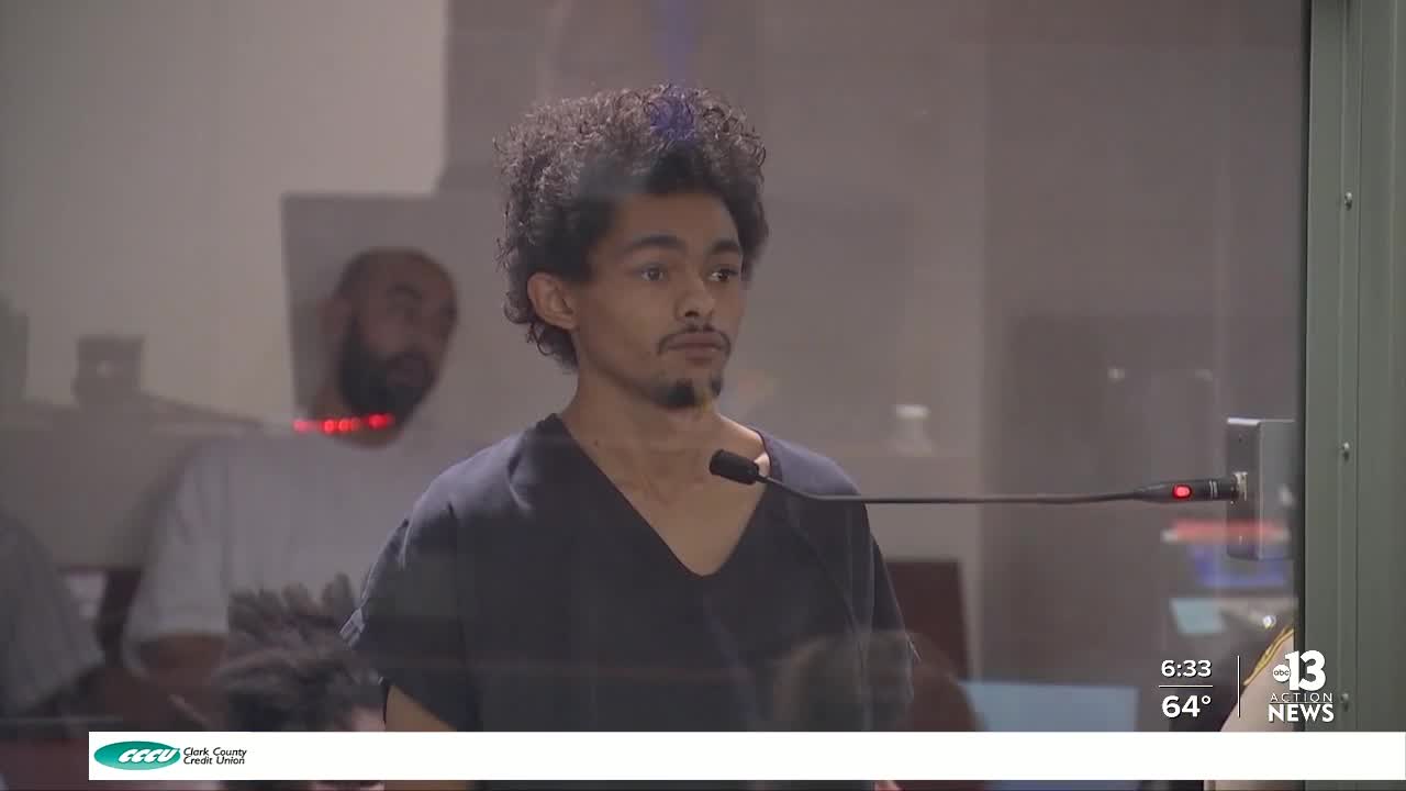Man accused of killing Las Vegas police officer makes second appearance ...