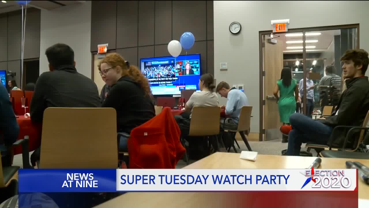 U of U students attend primary watch party