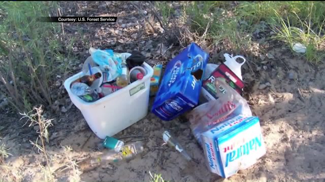 Forest Service says trashed campsites an increasing problem in Utah