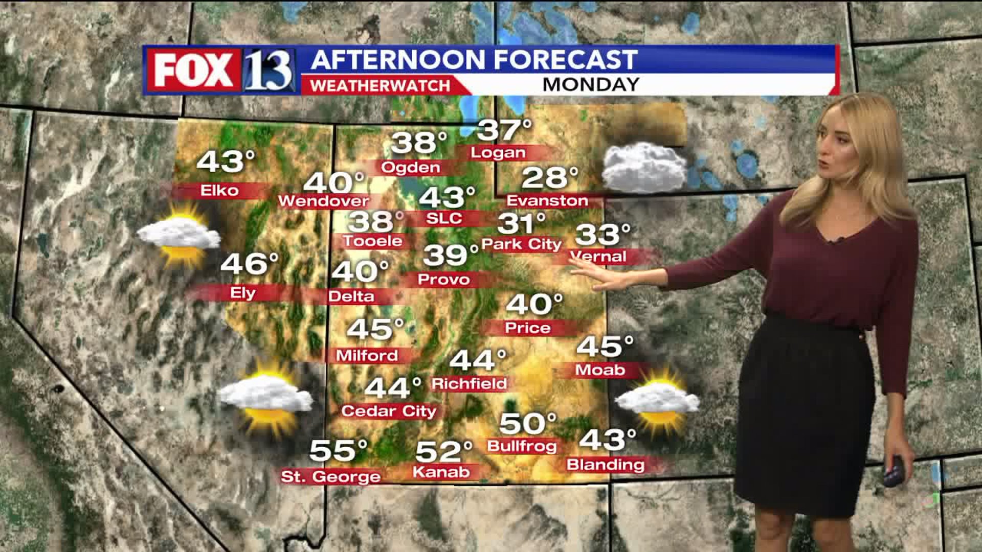 Cold Front Hits Northern Utah Snow Possible Late Monday Night