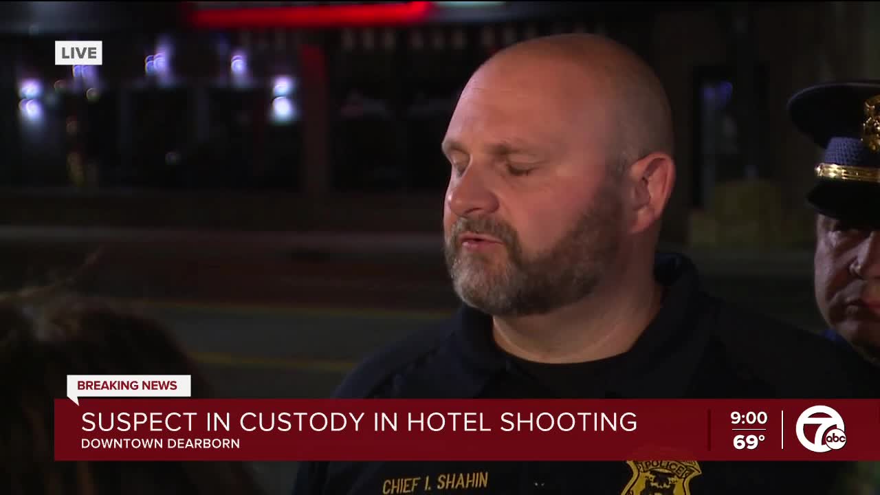 1 killed in shooting at Dearborn Hampton Inn, suspect now in custody