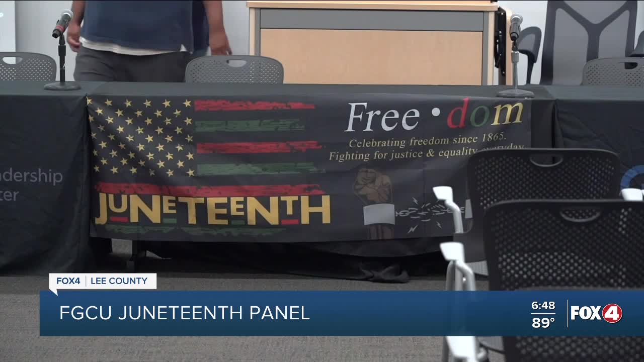 Florida Gulf Coast University hosts staff panel for Juneteenth