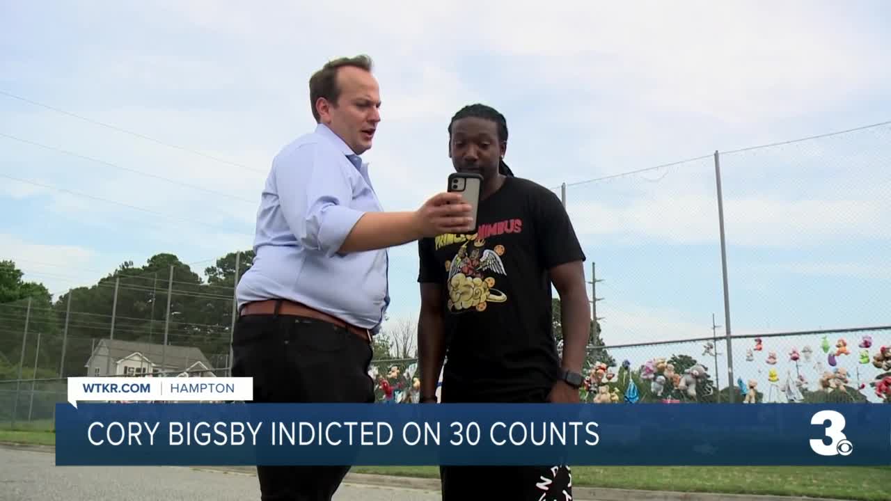 Cory Bigsby indicted on 30 counts by grand jury
