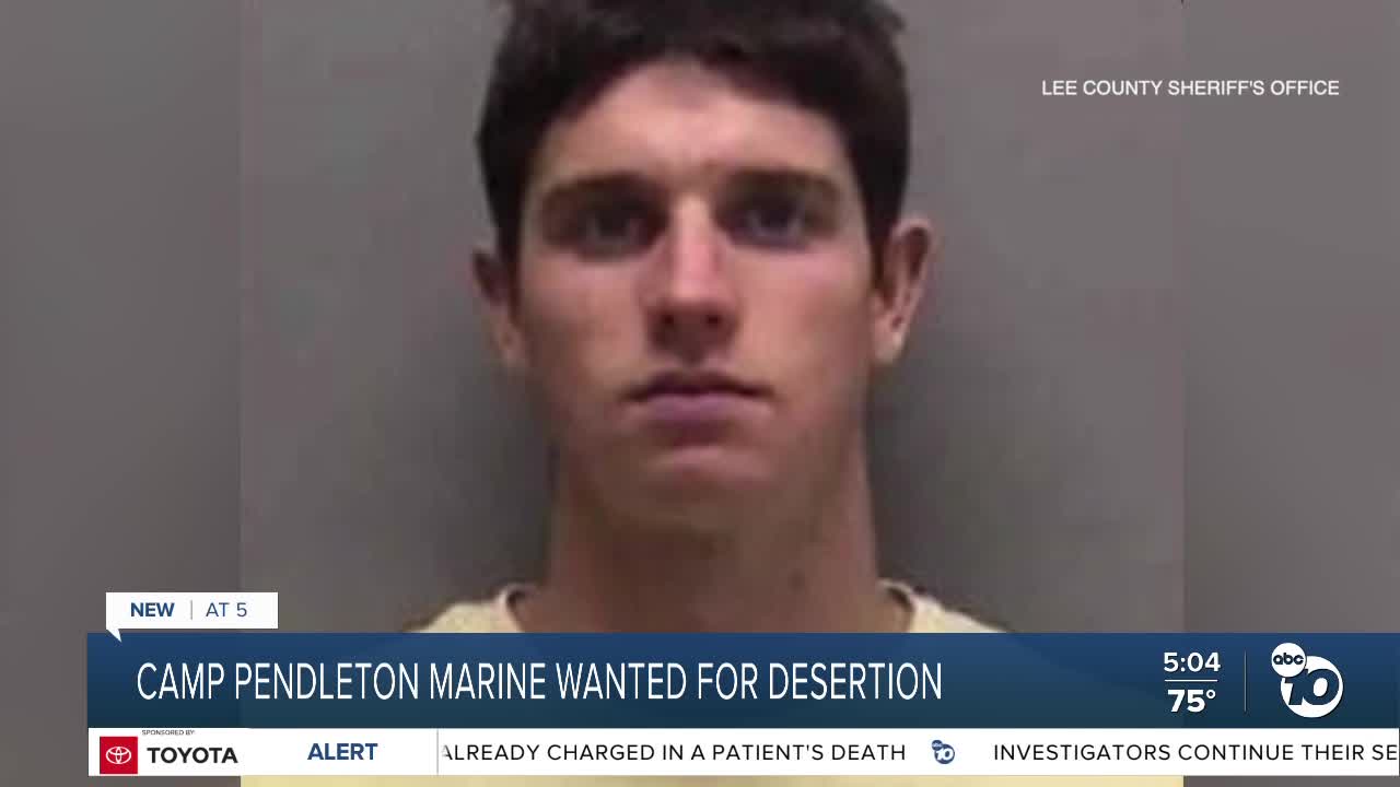 'He's playing a cat-and-mouse game': Camp Pendleton Marine wanted for ...