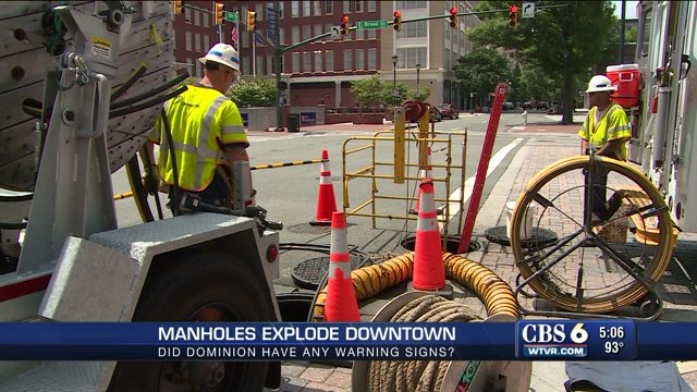Multiple underground explosions close parts of Broad Street