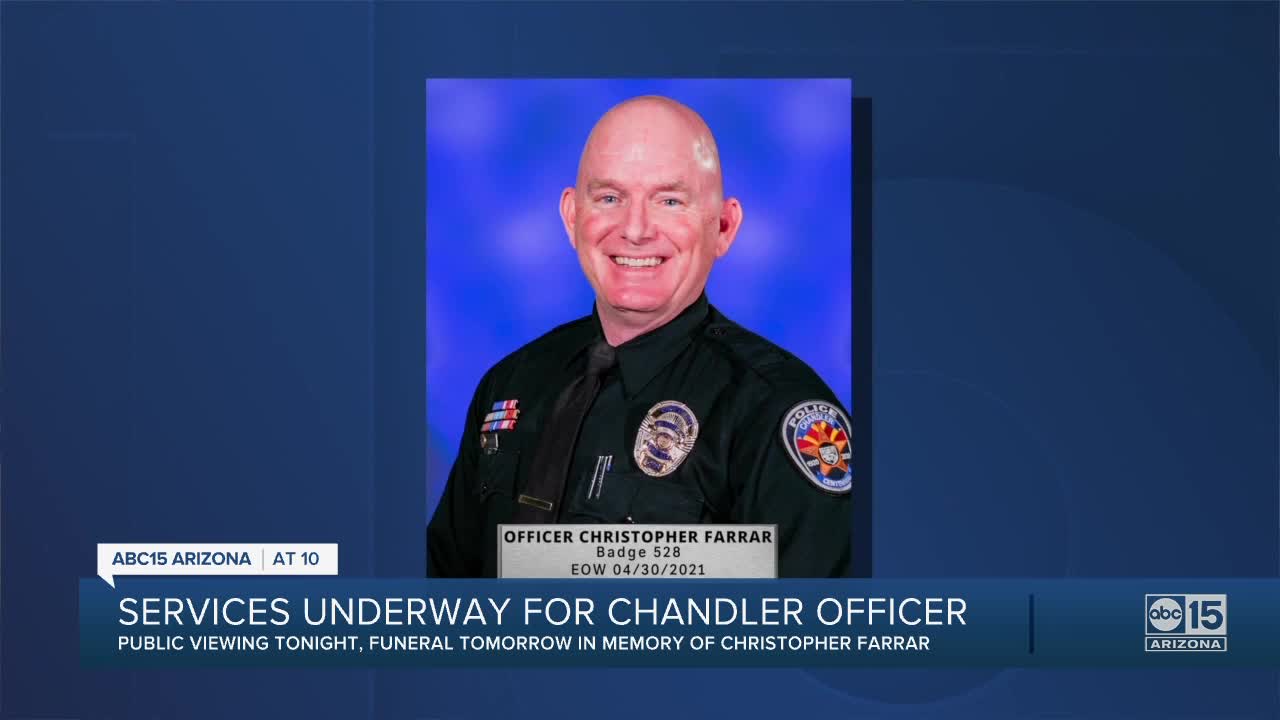 Memorial services held for fallen Chandler officer Farrar