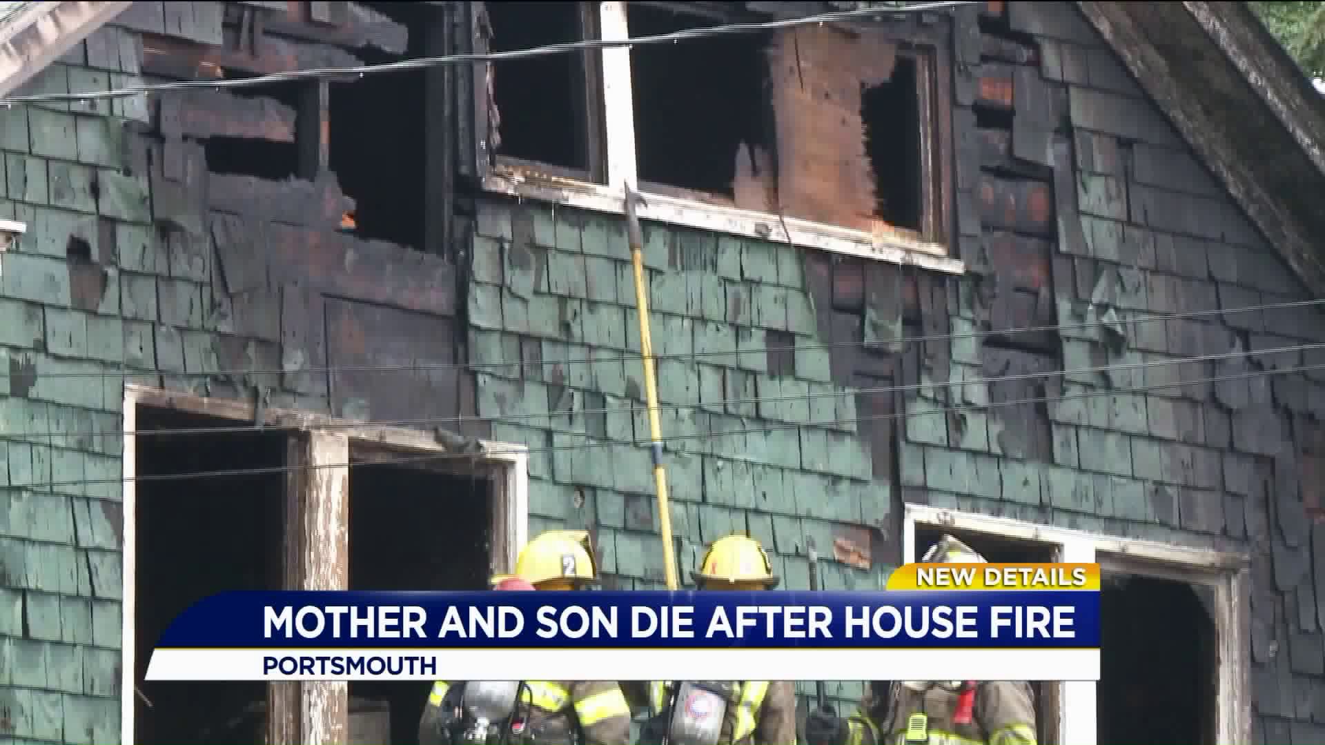 Mother and son die after large house fire; frayed extension cord blamed ...