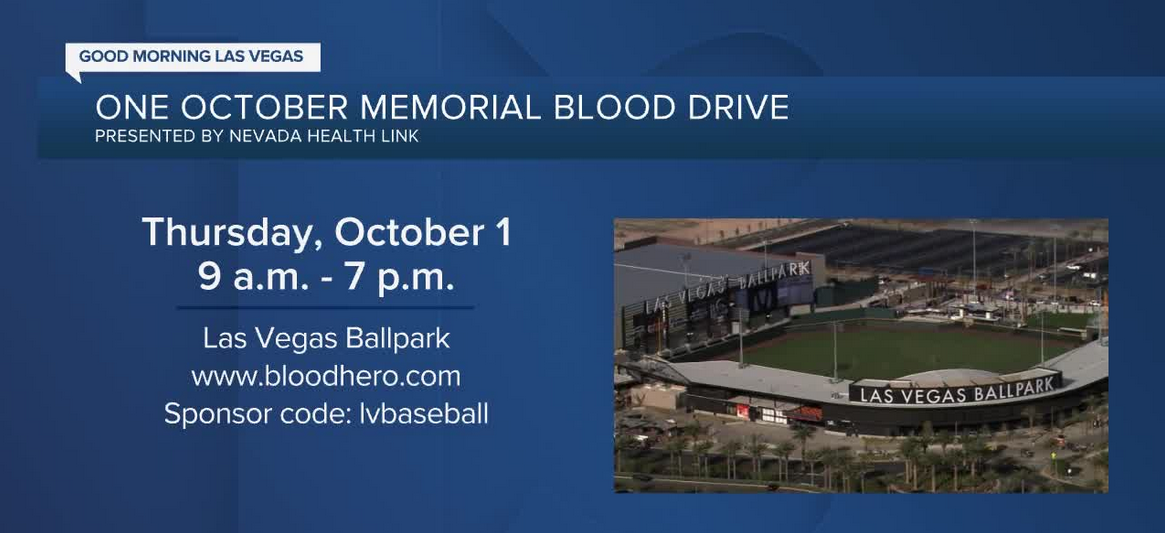 1 October memorial blood drive planned