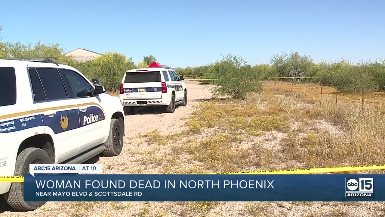 VIDEO: Search for murder suspect after woman found dead in north Phoenix