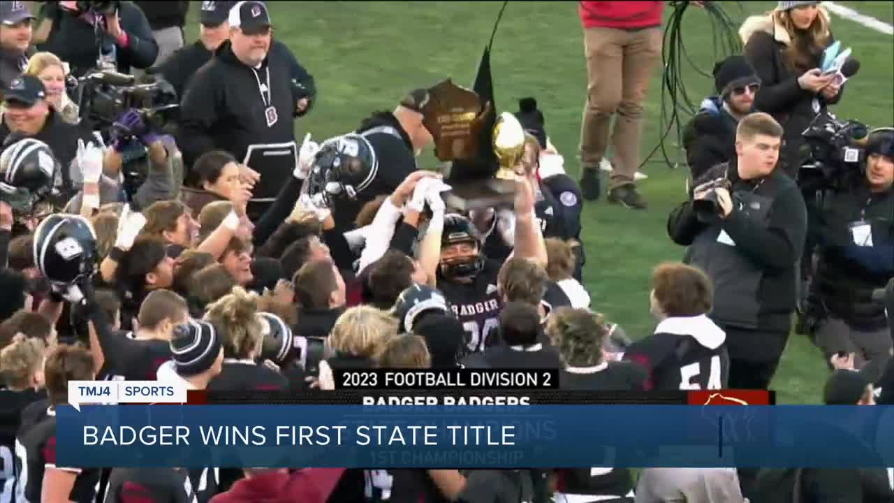 Badger High School goes to state for the first time and defeats Waunakee