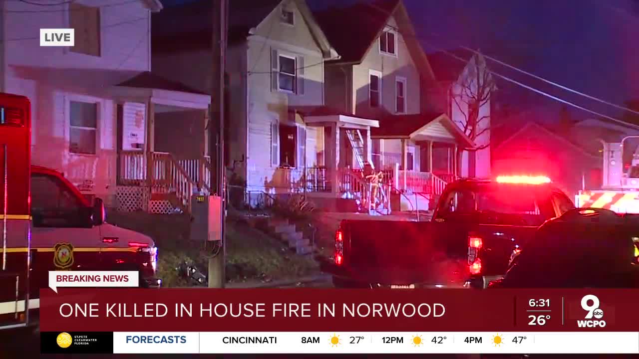 One dead, one hospitalized in Norwood fire