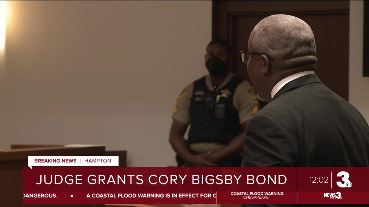 Cory Bigsby released from jail after judge grants bond, attorney confirms