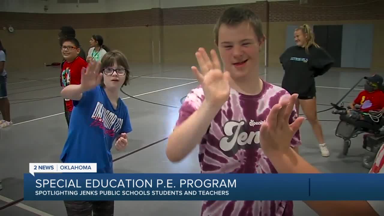Jenks special education program focuses on fun, exercise for students