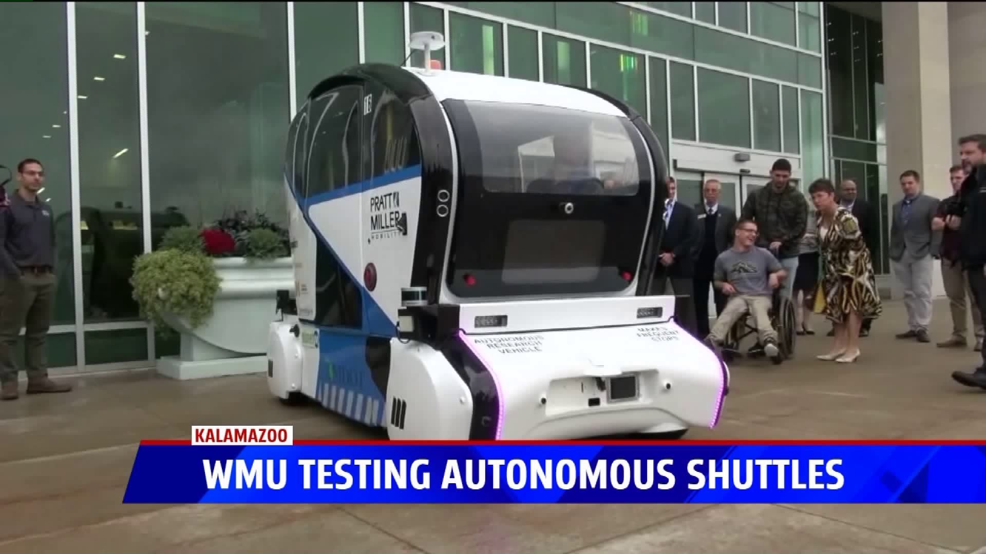 Lt. Gov. Gilchrist says first ride in driverless shuttle at WMU was ...